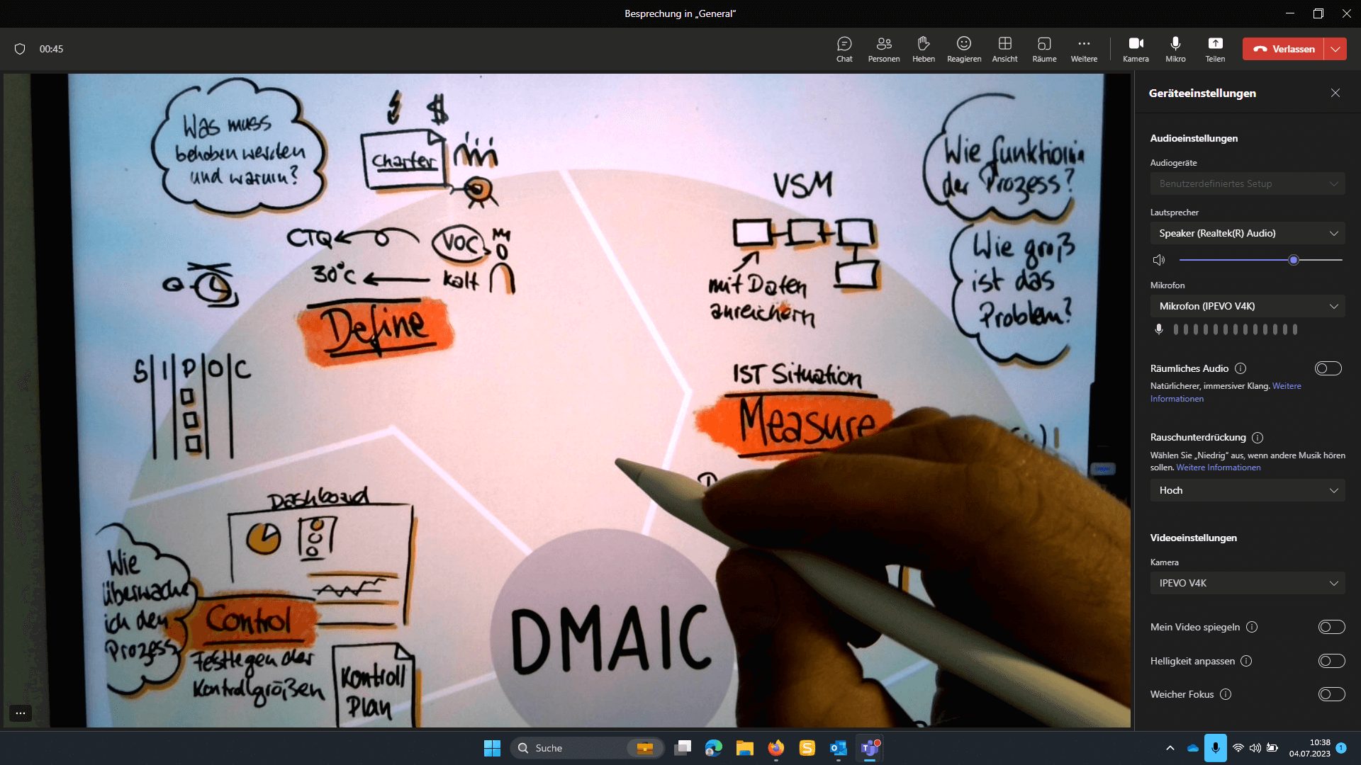 How to use your iPad instead of the webcam in MS Teams - bikablo
