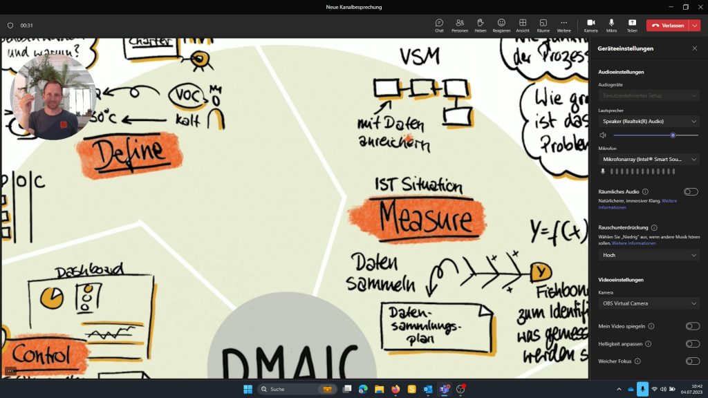 How to use your iPad instead of the webcam in MS Teams - bikablo